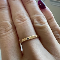 14k Gold Filled Ring Size 7,8,9,10,11,12,13,14,15 - Middle Finger Ring ...