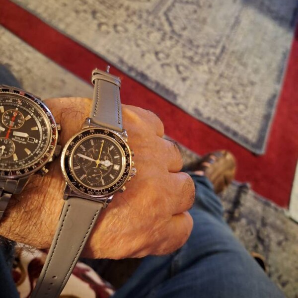 Vintage Spanish FESTINA 16059 Multi Function Silver Dial Men's Quartz ...