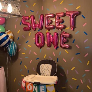 Sweet One Balloons Donut Birthday Decor First Birthday Party 1st ...