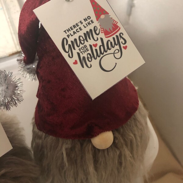 Gnome Gift Tags, Holiday Gnome Tags, Christmas Gnome Gifts ...