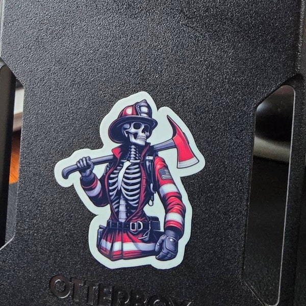 The Park Ranger Tarot Card Inspired Skeleton Sticker, Park Ranger, NPS ...
