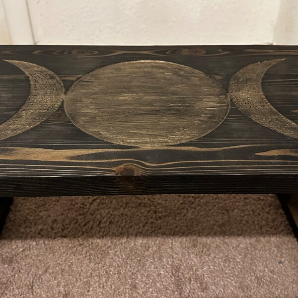 Triple Moon Goddess Altar Table - Etsy