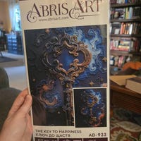 Bead Embroidery Kit on Art Canvas Cheshire Cat. Abris Art DIY Beadwork ...