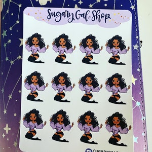 Miss Lady D Movie Theater Sticker Sheet - Etsy