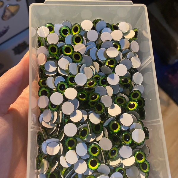 100pcs 50 Pairs Dragon Eyes Cat Eye Toys Hot Sale 6mm 8mm 10mm 12mm ...