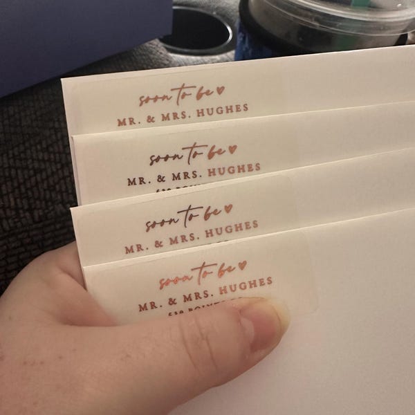 Address Labels, Clear Address Labels, Custom Return Address Stickers ...