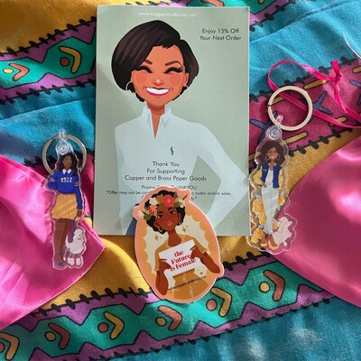 Large Curvy Black Girl Notebook African American Boss Chick Journal 8 ...