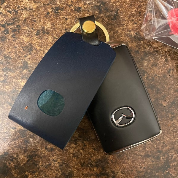 Mazda Series Leather Key Fob Cover Mazda 3, CX-30, CX-5, Mazda 6 - Key ...