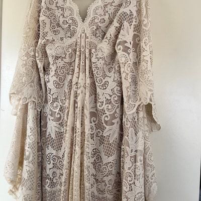 Fringe Lace Boho Dress, Bohemian Wedding, Maternity Boho Dress ...