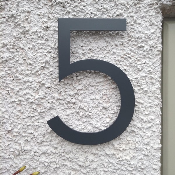 Corten Steel House Number, Weathered Steel House Number, Rustic Steel ...