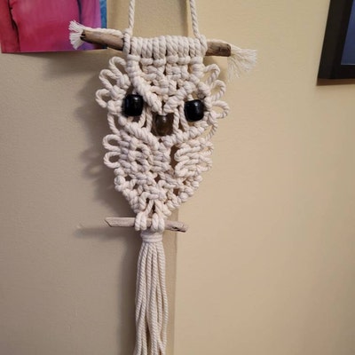 DIY Macrame Owl Kit, Macrame Kit, Stocking Stuffer, Housewarming Gift ...