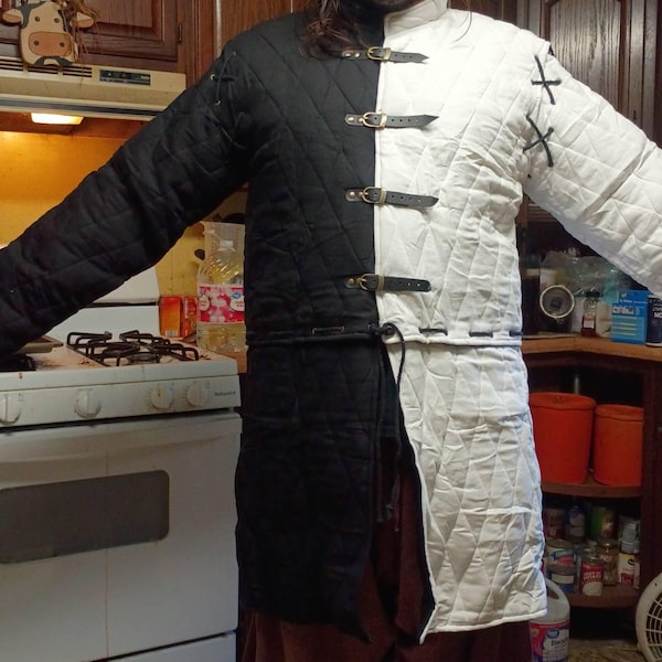Padded Gambeson, Quilted Jacket for Men, Cosplay Dress, Medieval Fair ...