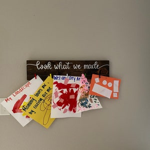 Look What I Made Sign Child Art Sign Kids Name Sign | Etsy
