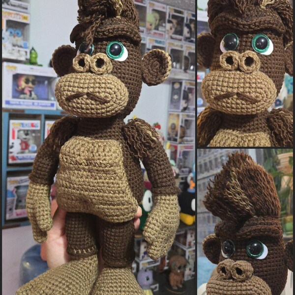 Sasquatch Crochet Pattern, Bigfoot, Amigurumi, Yeti, Handmade Doll ...