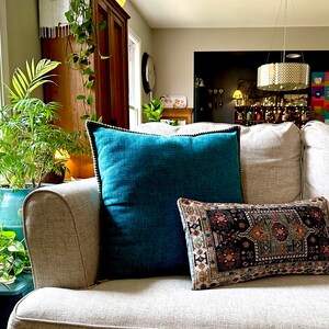 Boho Pillow Bench Cushion Mini Pillow Cover Rug Cushion - Etsy