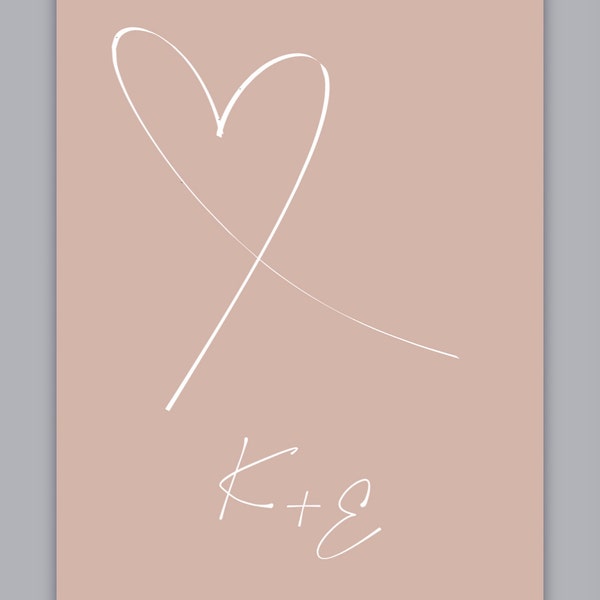 Hand Drawn Heart, Hand Lettered Heart, Heart SVG, Download, Print ...