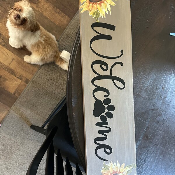 Welcome SVG, Welcome Sign SVG, Welcome Paw Print, Digital Download, Cut ...
