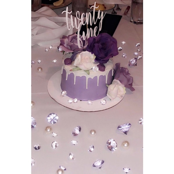 Twenty Fine Cake Topper/ 29th Birthday/ 25th Birthday - Etsy