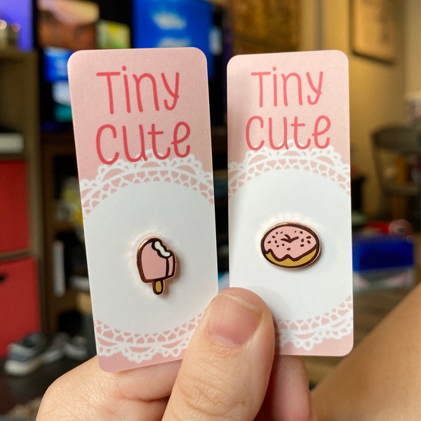 Tiny Creamsicle Enamel Pin - Etsy