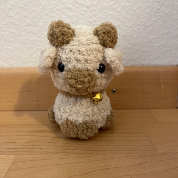 Little Fluffy Cow Plushie, Cute Mini Cow Crochet Plush, Moochi Tiny Cow ...
