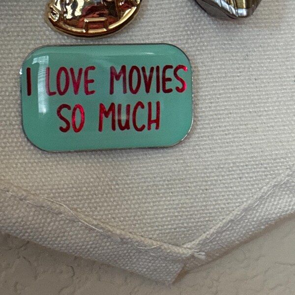 Personalised Design Your Rectangle Enamel Pin | Customised Pin Badge ...