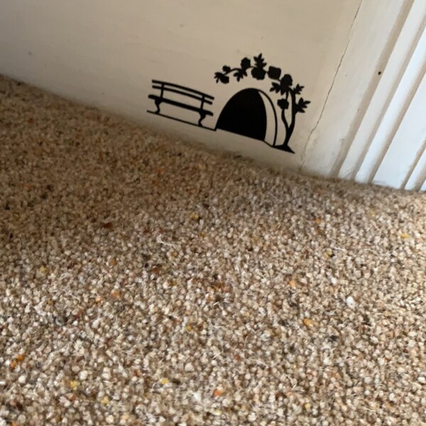 Mouse Hole Vinyl Decal (7 Designs to Choose From) - Etsy