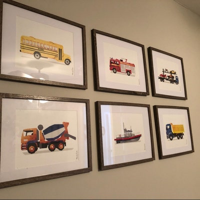 Dump Truck Print, Construction Printable, Dump Truck Party, Boy Nursery ...