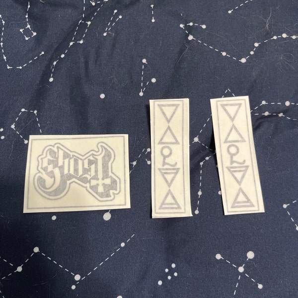 Ghost BC Band Decals | Mummy Dust | Ghost Life | in Ghost We Trust ...