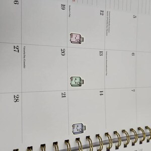 Kawaii Work Schedule Planner Stickers Work Schedule Sticker Work Script ...