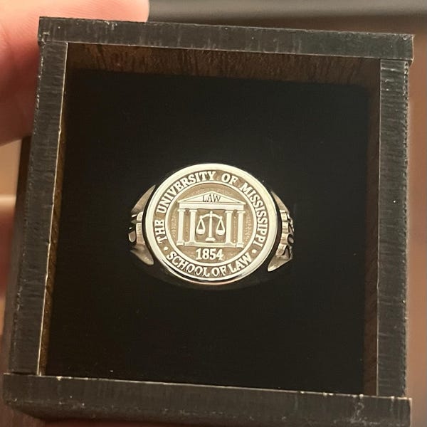 14K Gold University Ring, 14K College Ring, College Class Ring ...
