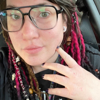 Indigo Goddess Accent Set of Wool Dreadlocks - Etsy