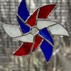 Patriotic Pinwheel Stained Glass Pattern - Etsy Canada