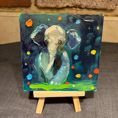 Original Art Roses on the Azure Blue Background Flowers Decor - Etsy