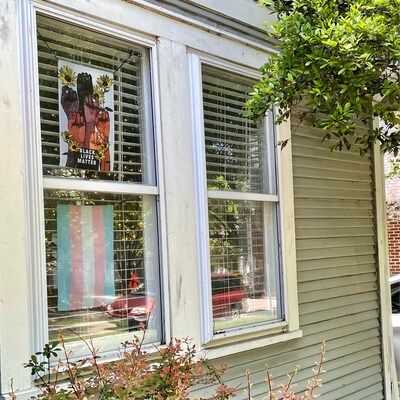 Trans Garden Flag Transgender Pride LGBTQIA Flag - Etsy