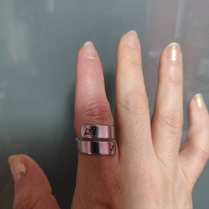Book & Music Wrap Ring Symbol Ring - Etsy