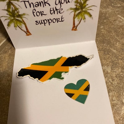 Jamaica Cat Vinyl Sticker - Etsy