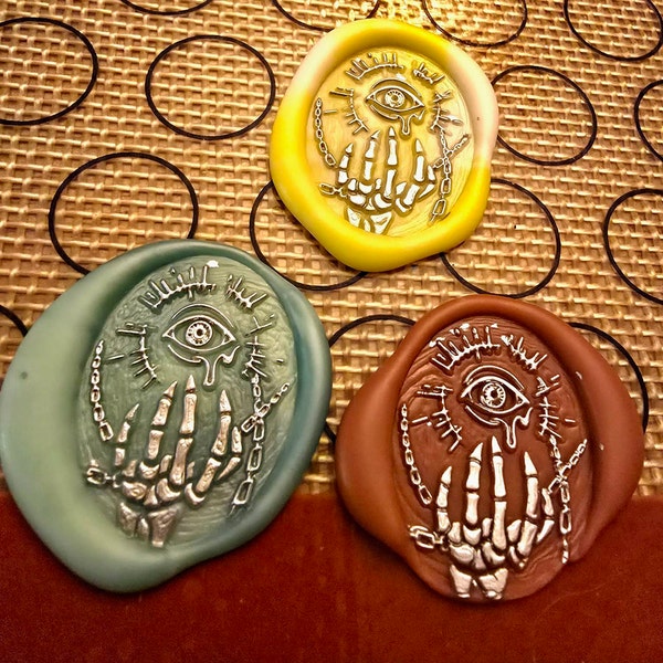 Moon Rose Wax Seal Stamp, Pearl Stamp, Sea Snail Wax Seals for ...