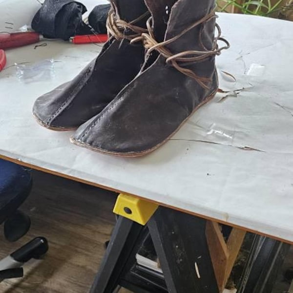 Viking Leather Ankle Turn Shoe Digital Pattern + Video Size EU36 to ...