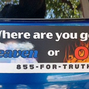 Where Are You Going Heaven or Ohio Funny Meme Billboard Cursed Car ...