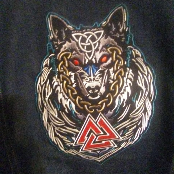 Cerberus Large Embroidered Back Patch - Etsy