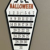 Countdown to Halloween Calendar With Moveable Ghost, Halloween Ghost ...