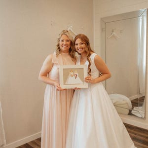 Custom Generational Wedding Portrait, Mother of the Bride Gift, Digital ...