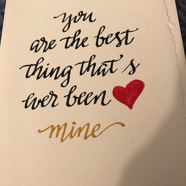 Romantic Engagement Card, Wedding Card, First Anniversary, First Love ...