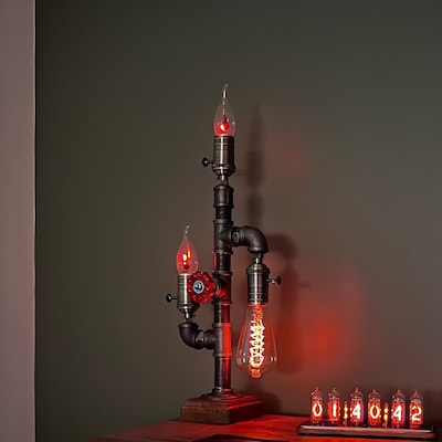 Steam Punk Decor Lamp Steampunk Lighting Desk Light With Switch Vintage ...