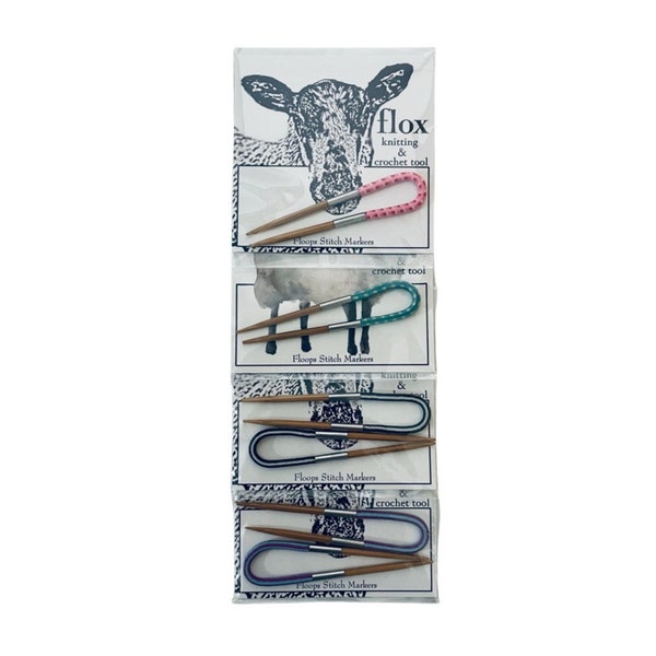 Choose Size 'peru' Soft Flexible FLOOPS Knitting Stitch Markers - Etsy