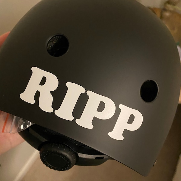 Personalized Kids Helmet Decal, Custom Name Sticker - Etsy