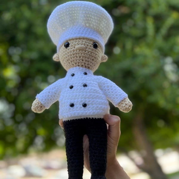 Chef - Crochet Pattern PDF - Digital Download - Etsy