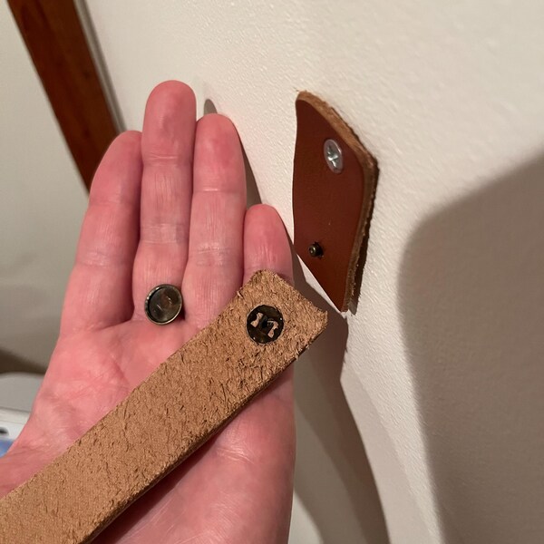 Leather Vertical Paddle Display Hanger, Canoe Row Hook, Wall Hanging ...