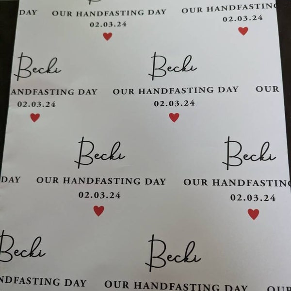 Customised Logo Gift Wrap / Packaging Wrapping Paper / Add Your Own ...