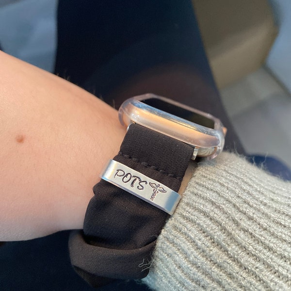 Personalized Medical Alert Watch Band Charm, Medical ID Tag, Smart ...